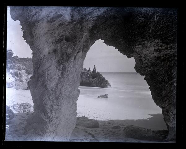 Looking through Natural Arch, [Bermuda] [graphic]. | Library Company of ...