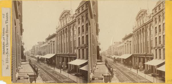 New Chestnut Street Theatre. [graphic]. | Library Company of ...