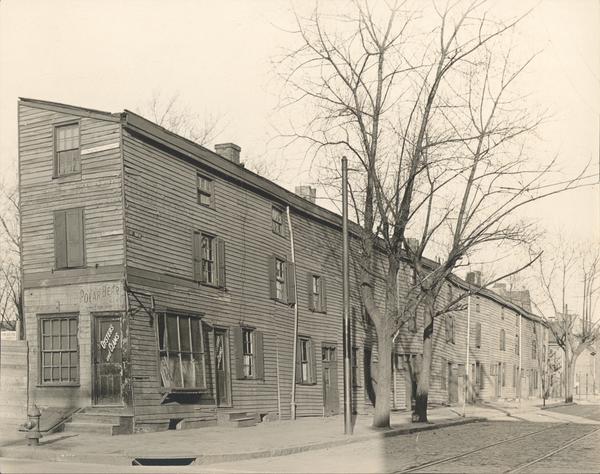 [Frame rowhouses, East Thompson and East Columbia Streets, Fishtown ...
