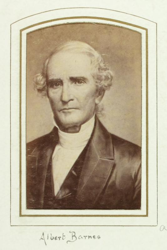 Albert Barnes, 1798-1870 [graphic]. | Library Company of Philadelphia ...