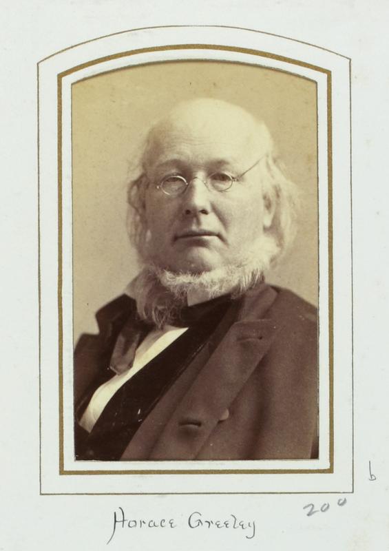 Horace Greeley, 1811-1872 [graphic]. | Library Company of Philadelphia ...