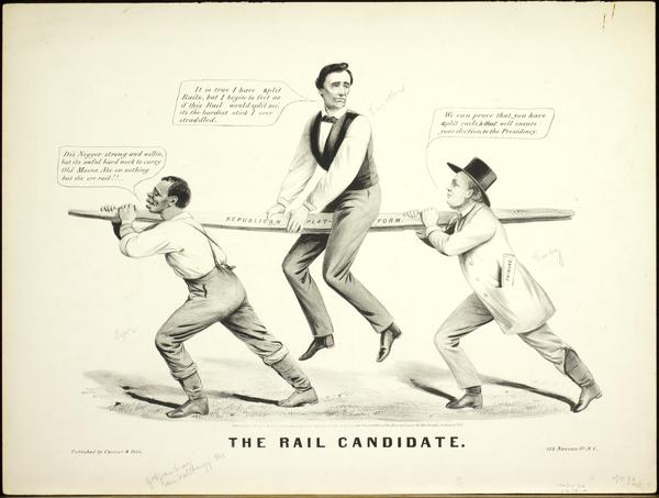 The Rail candidate. [graphic]. | Library Company of Philadelphia ...