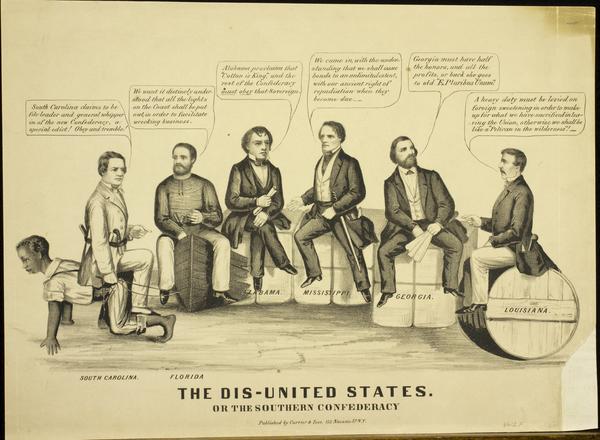 The dis-united states. Or the Southern Confederacy [graphic]. | Library ...