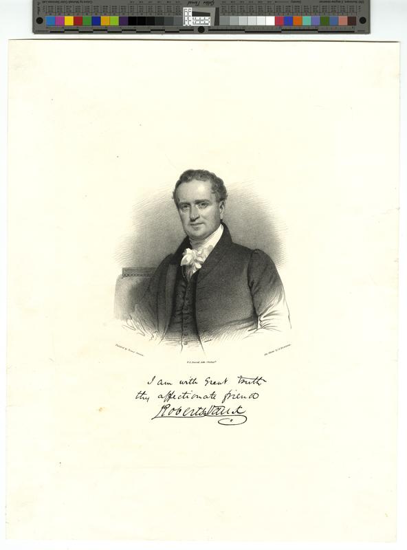 Roberts Vaux [graphic] / Painted by Henry Inman; On Stone by A. Newsam ...