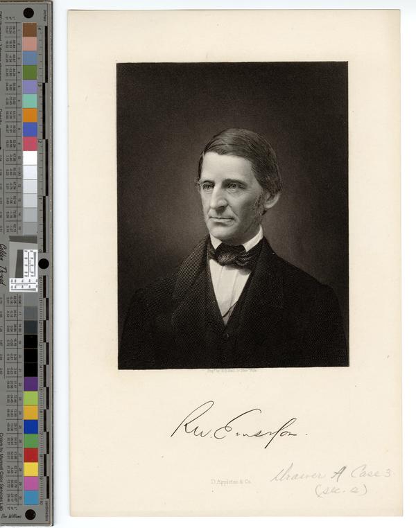 R.W. Emerson [graphic] / Engd by H.B. Hall Jr. New York. | Library ...