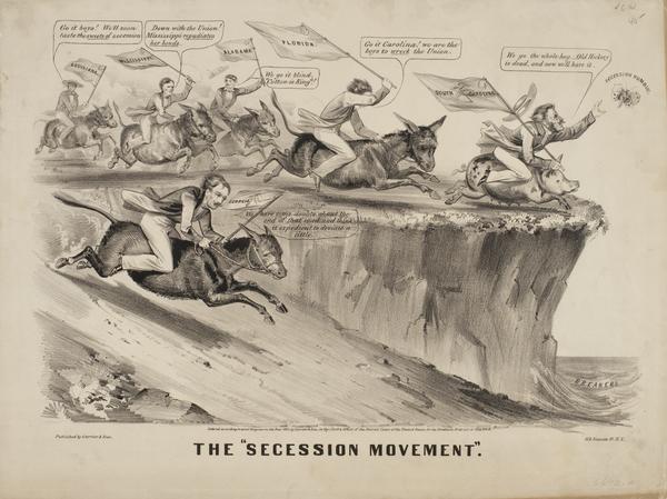 The "Secession Movement" [graphic]. | Library Company of Philadelphia ...