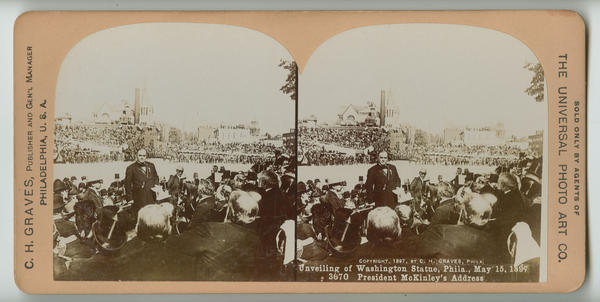 Unveiling of Washington statue, Phila., May 15, 1897. [graphic ...