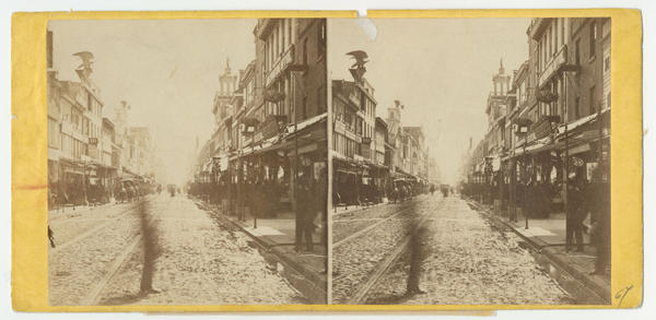 [Eighth Street looking south from Arch Street] [graphic]. | Library Company of Philadelphia ...