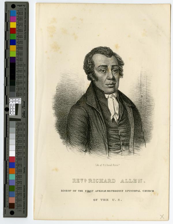 Revd. Richard Allen. [graphic] : Bishop of the First African Methodist ...