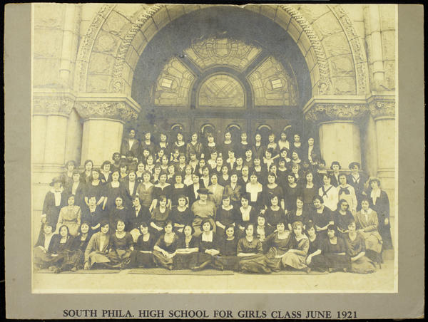 P.9367.22: South Philadelphia High School for Girls, including Lillie ...