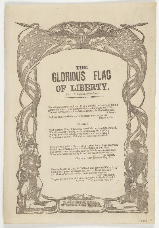 THE GLORIOUS FLAG OF LIBERTY. | Library Company of Philadelphia Digital ...