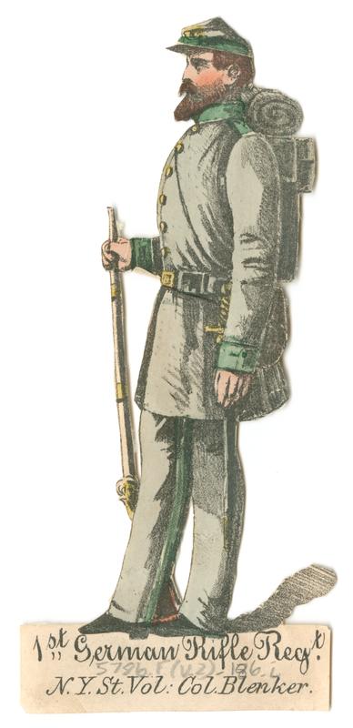 1st German Rifle Regt. NY. St. Vol. and 8th N.Y. German Rifles, Col ...