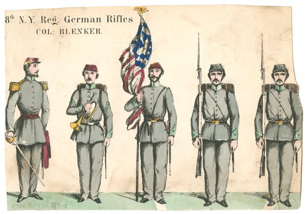 8th N.Y. Reg. German Rifles, Col: Blenker. | Library Company of ...