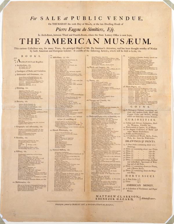 For Sale at Public Vendue | Library Company of Philadelphia Digital ...