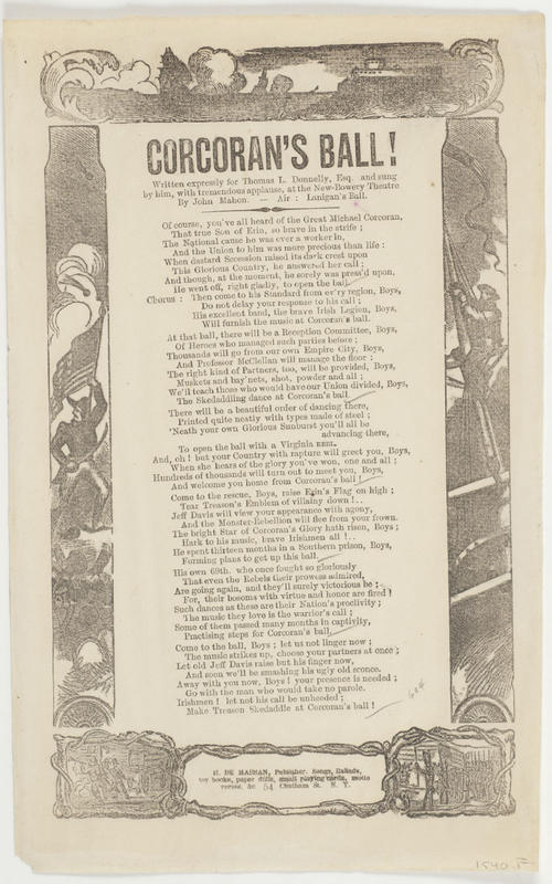 CORCORAN'S BALL! | Library Company of Philadelphia Digital Collections