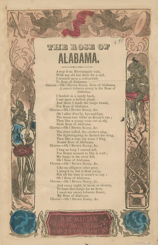 THE ROSE OF ALABAMA. | Library Company of Philadelphia Digital Collections