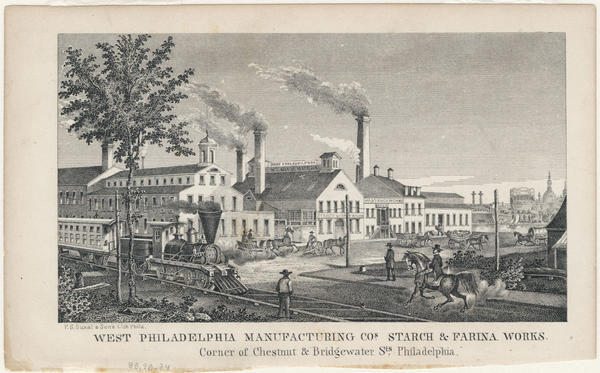 West Philadelphia Manufacturing Cos. starch & farina works. [graphic ...