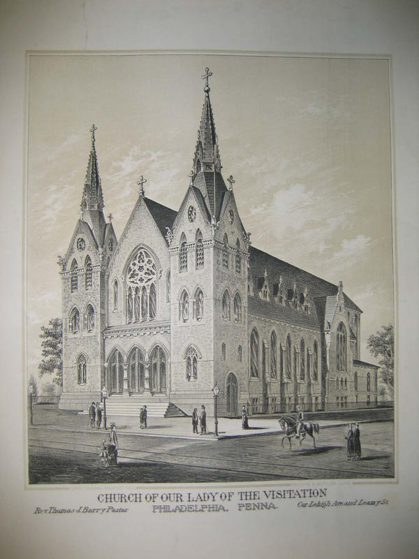 Church of Our Lady of the Visitation, cor. Lehigh Ave. and Leamy St ...