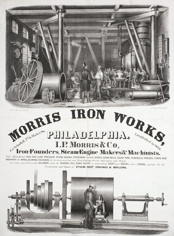 Morris Iron Works, cor. Schuylkill 7th & Market sts. Philadelphia ...