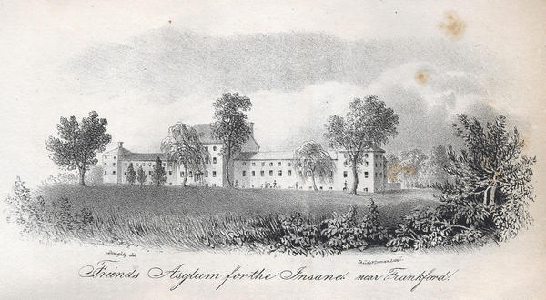 Friends Asylum for the Insane near Frankford. [graphic] / Doughty, del ...