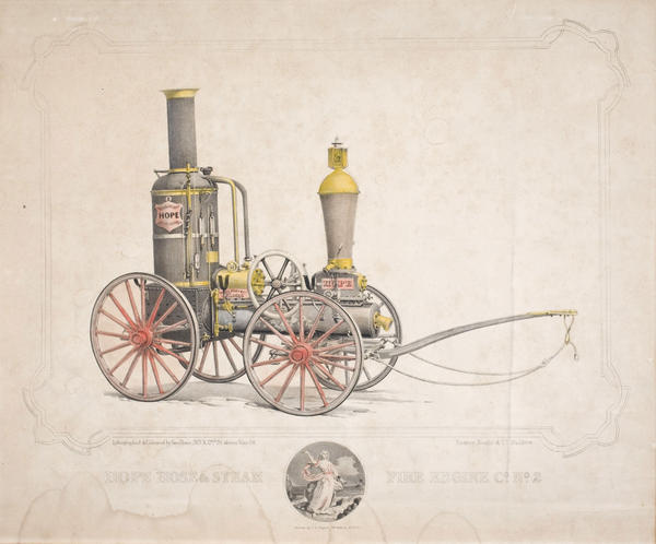 Hope Hose & Steam Fire Engine Co. no. 2 [graphic] / Lithographed ...