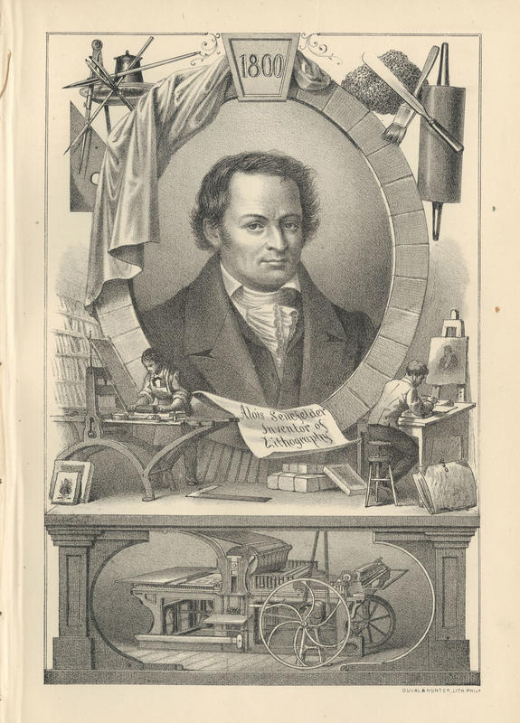 Alois Senefelder. Inventor of lithography [graphic]. | Library Company ...
