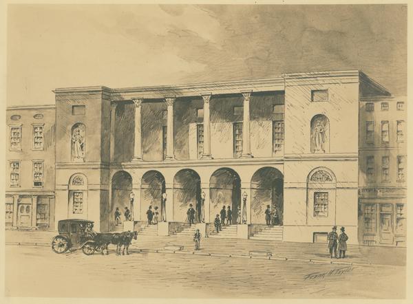 The Second Chestnut Street Theatre, 1822-1855 | Library Company of ...