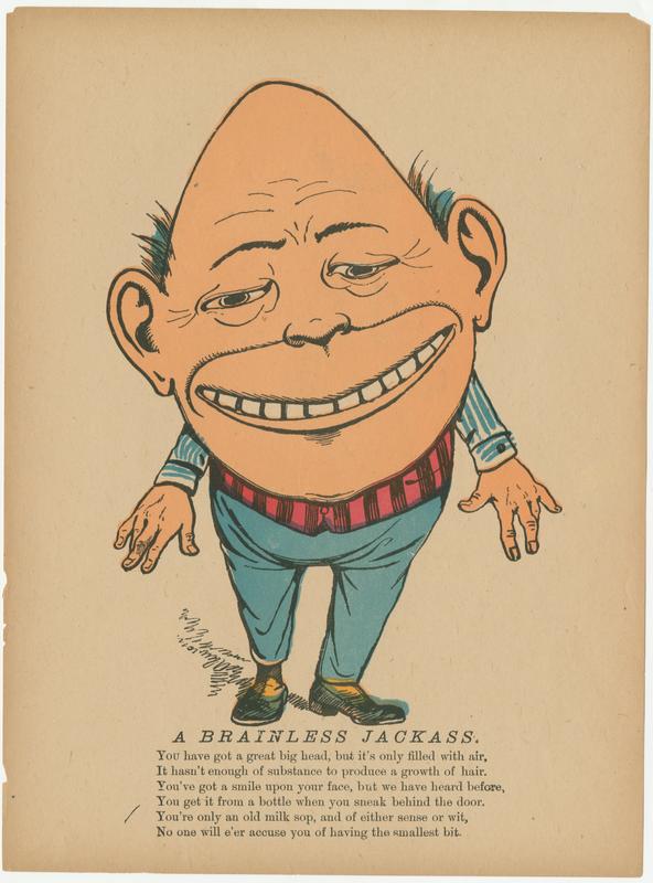 A Brainless Jackass. | Library Company of Philadelphia Digital Collections