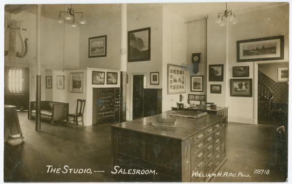 The studio, -- salesroom. [graphic] / William H. Rau. | Library Company ...
