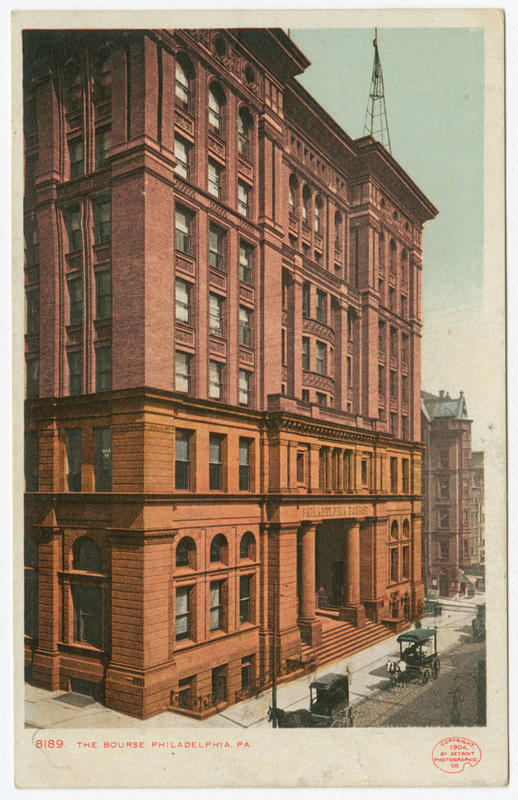 Philadelphia Bourse postcards. [graphic]. | Library Company of ...